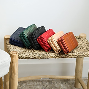 Couture Gems Green Wallet Womens Clutch Wallet for Women DOUBLE ZIPPER Wallet Phone Vegan Leather Clutch Purses For Woman Handbags Large Capacity