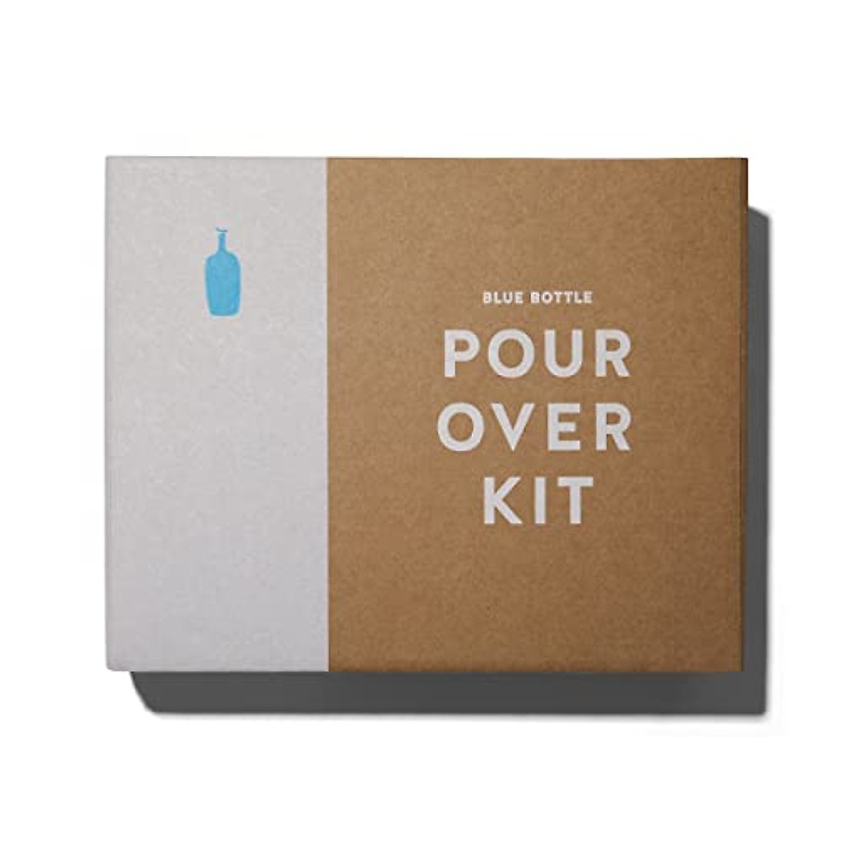 Blue Bottle Pour-Over Coffee Kit with Ceramic Dripper, Filters, Carafe and Guide