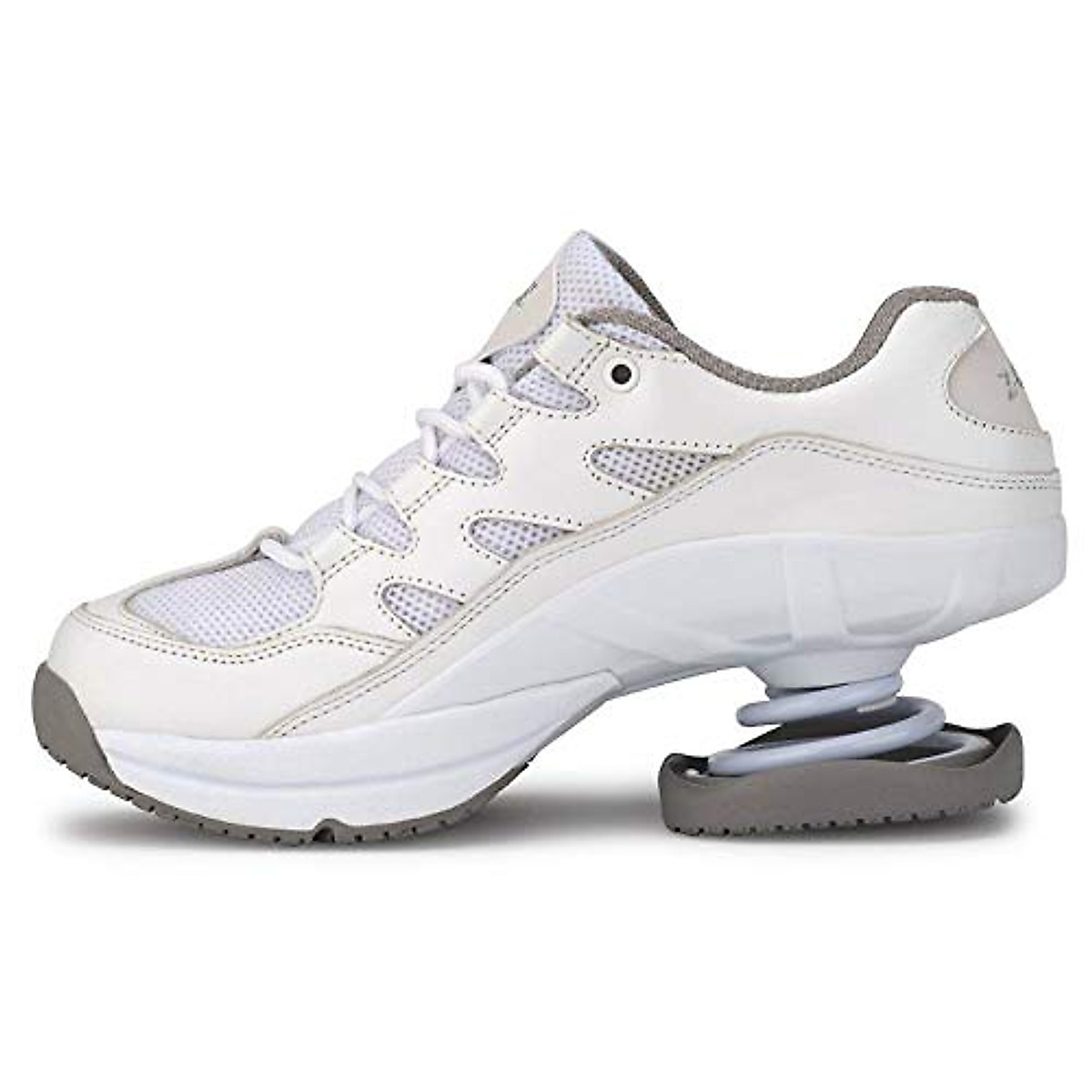 Z-CoiL Freedom Classic Slip Resistant White/Grey Springs Size 10