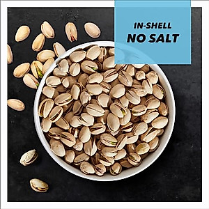Wonderful Pistachios In Shell, Roasted with No Salt Nuts, 16 Ounce Bag, Protein Snack, On the Go Healthy Snack (16 oz)