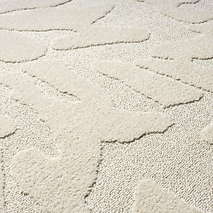 LUXE WEAVERS Grayson Collection 5970 Cream 8x10 Modern Abstract Area Rug