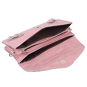 Damara Girl's Crossbody Case Cover Pouch Purse Hand Bag for Smartphone,Pink