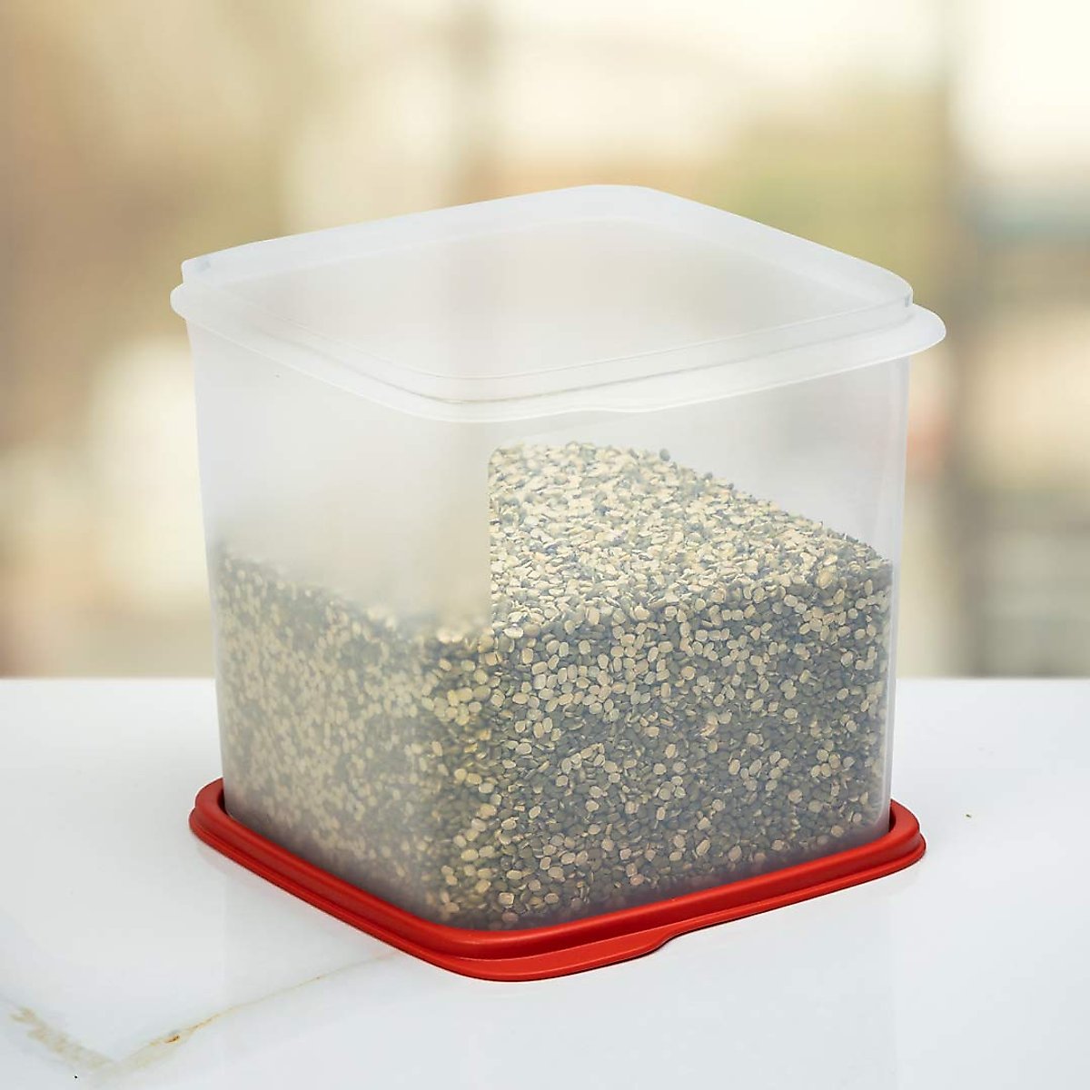 Tupperware Square Smart Saver Container, 3.9 Litres, Color May Vary