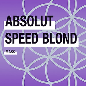 Inoar – Absolut Speed Blonde Mask – Designed for Bleached, Blonde, Brassy, and Grey Hair Types, Hair Mask, Vegan Hair Product, Cruelty Free Haircare for Men and Women (16 ounces/500 grams)