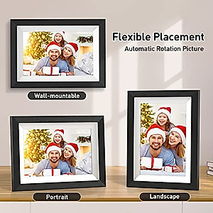 Secura Home WiFi Digital Picture Frame 10.1 Inch IPS HD Touch Screen Smart Cloud Photo Frame with 32GB Storage, Auto-Rotate, Wall-mountable, Share Photos and Videos via Frameo App from Anywhere