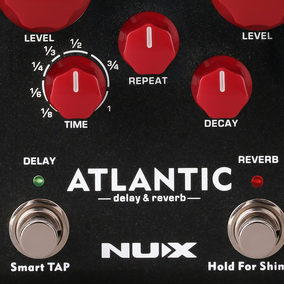 NUX NDR-5 NUX | Atlantic Delay & Reverb Pedal,Black