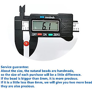 Basigeese 960pcs Natural Stone Beads Polished Beading 6mm Loose Beads Gemstone Crystal Energy Stone Healing Power for DIY Jewelry Making(6mm 24Materials A)