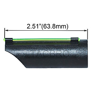 TACBRO ® Universal Mossberg Remington 12GA / 20GA Green Shotgun Fiber Optic Front Sight