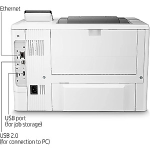 HP Laserjet Pro MFP M283cdw All-in-One Wireless Color Laser Printer, White - Print Scan Copy Fax - 22 ppm, 600 x 600 dpi, Auto Duplex Printing, 50-Sheet ADF, 8.5 x 14, Ethernet, Cbmoun Printer_Cable