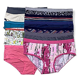 Livingtex 6 Pack (Assorted) Womens Comfortable Cotton Underwear (PantyBrief) Mixed Style Sexy Panties (XS), XSmall