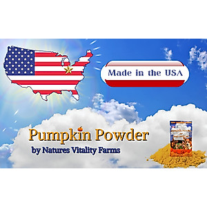 100% Pumpkin for Dogs/Cats, U.S.A. Dried Pumpkin Powder Fiber Supplement, Diarrhea/Constipation Fix, 12 Servings, Trial Packet