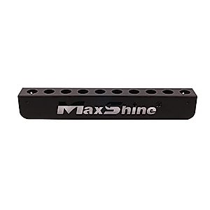 Maxshine Detailing Brush Holder – Simple & Durable Design, Available for Putting 10 car Detailing Brushes, Convenient Use, Easy to Install on Your Wall