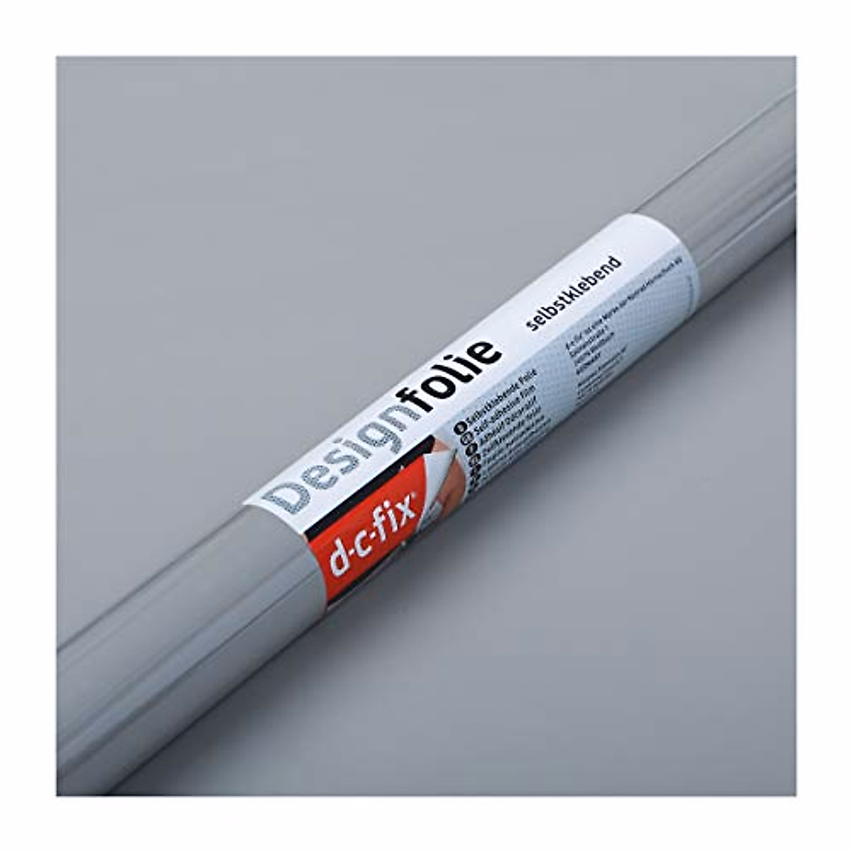 d-c-fix Peel and Stick Contact Paper Grey Matt Plain Look Self-Adhesive Film Waterproof & Removable Wallpaper Decorative Vinyl for Kitchen, Countertops, Cabinets 26.5" x 78.7"