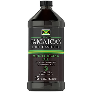Carlyle Jamaican Black Castor Oil 16oz | Nourish Hair, Skin, and Nails | All Natural Hypoallergenic Conditioner