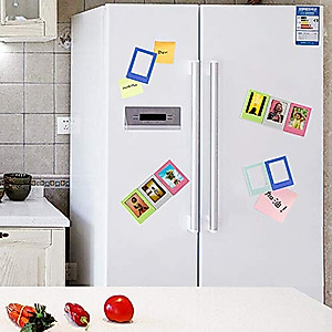 Orga'Neat Magnetic Photo Frames Fridge for Polaroid Fujifilm Instax Mini, 3.5"*2.5" Refrigerator Magnets Picture Frame -8 Pack