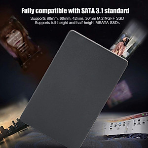 Shipenophy Durability Hard Disk Box SSD MSATA to SATA 3.0 6Gbps for Computer