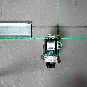 Makita SK700GD 12V max CXT® Lithium-Ion Cordless Self-Leveling 360° 3-Plane Green Laser, Class II, 510-530 nm, 2 mW, Tool Only