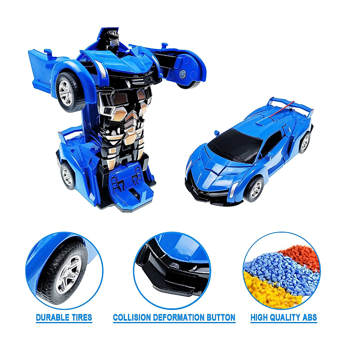 Toy Cars for 2-7 Year Old Boys, Transforming Toys Cars for 3 Year Old Boys and Toddlers, Robot Cars Toys for 4 Year Old Boys Birthday Gifts for 2 3 4 5 6 7 Years Kids Girl Boys