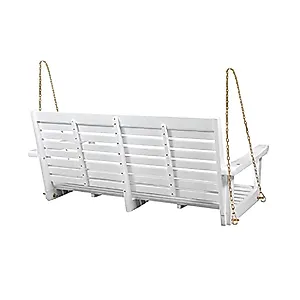 Christopher Knight Home Beata Outdoor Acacia Wood Porch Swing, White