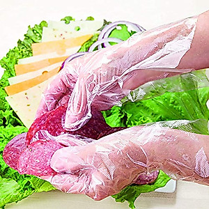 Clean Ones 1000-Count Disposable Food-Safe Poly Gloves, One Size