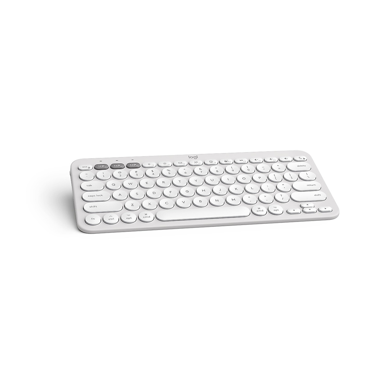 Logitech K380 Multi-Device Bluetooth Keyboard for Mac, Off White