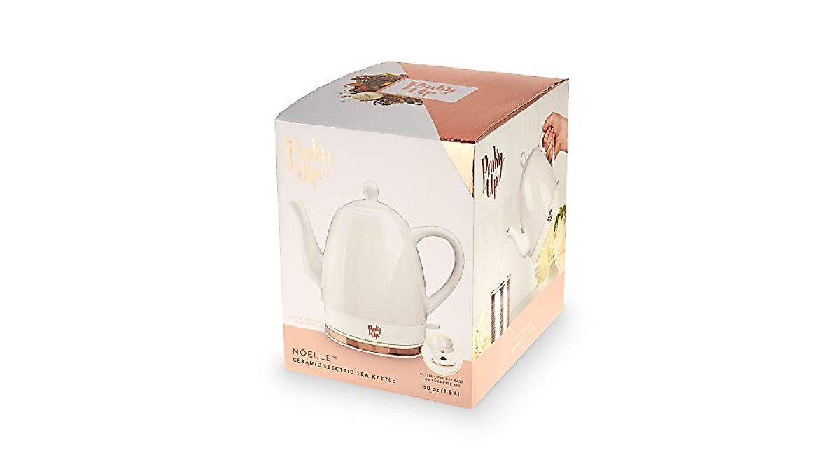 Fast Boiling Pink Up Noelle Electric Tea Kettle