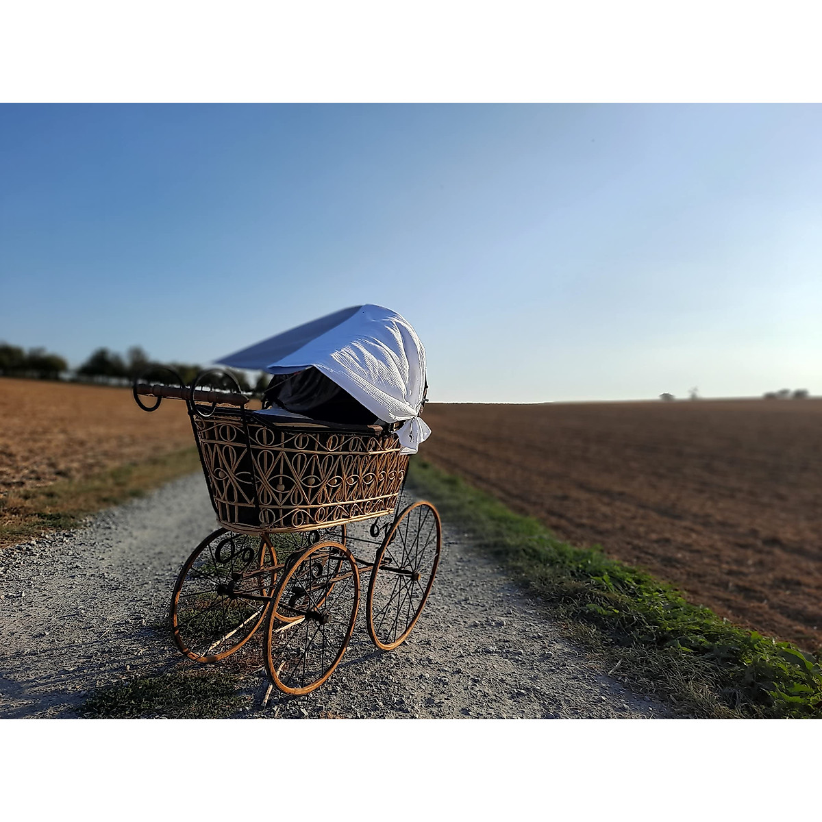 Stroller Sunshade, Sun Cover for Prams, Sun Protection, Stroller Accessory, Gift Idea for New Baby, Babyshower (Mint)