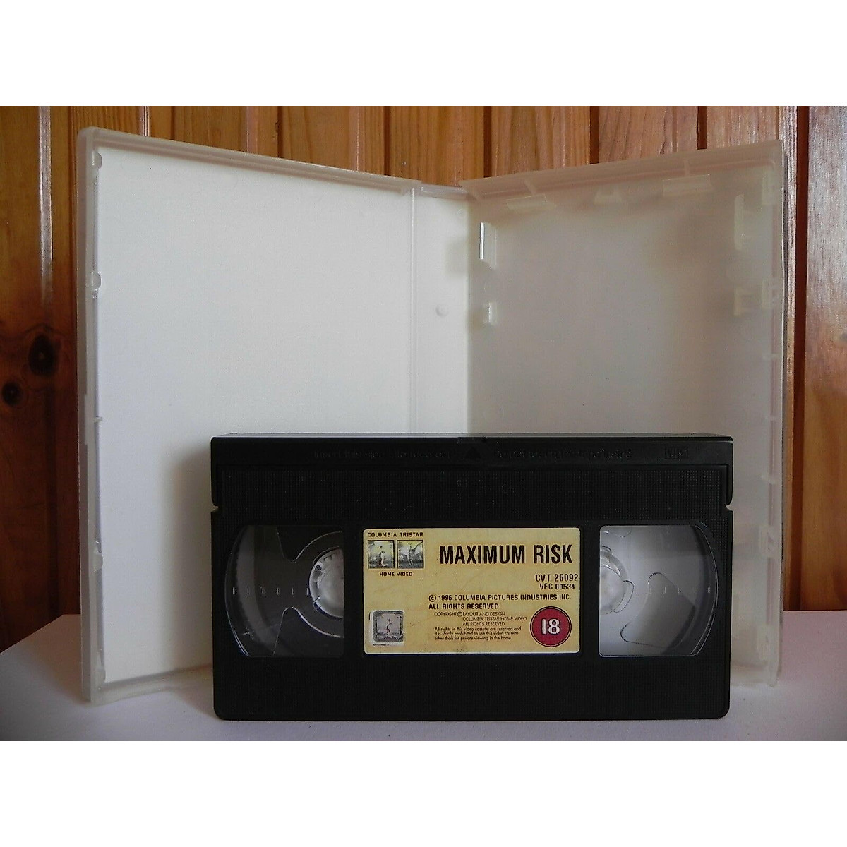 Maximum Risk - Columbia - Action - Ex-Rental - Van Damme - Large Box - Pal VHS