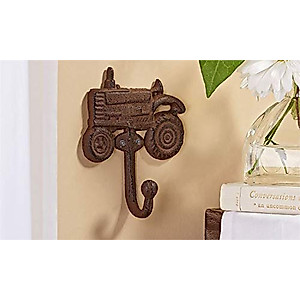 Giftcraft Cast Iron Tractor Design Wall Hook