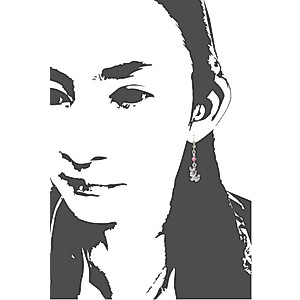 fidaShop Handcrafted Silvertone Cute Rabbit Bunny Easter Charm Dangle Earrings with Swarovski Crystals