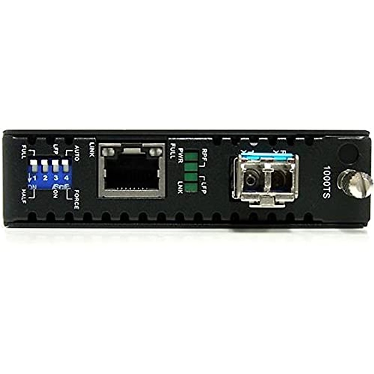 StarTech.com Multimode (MM) LC Fiber Media Converter for 1Gbe Network - 550m Range - Gigabit Ethernet - 850nm - with SFP Transceiver , TAA (ET91000LC2)