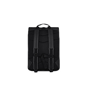 RAINS Rolltop Rucksack - Black