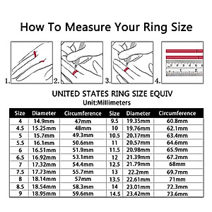 Ahloe Jewelry CEJUG 2Ct Bridal Ring Sets for Women Engagement Rings Wedding Bands 14k White Gold Halo Round Cz Three-in-one Size 8