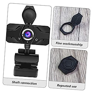 NUSITOU 6pcs Camera Cover Lap Desks Black Webcam Cover USB Camera Cover Slide Privacy Lens Cover Webcam Privacy Cover Computer Webcam USB Webcam Cover Linux Laptop Self Made Abs Sticker