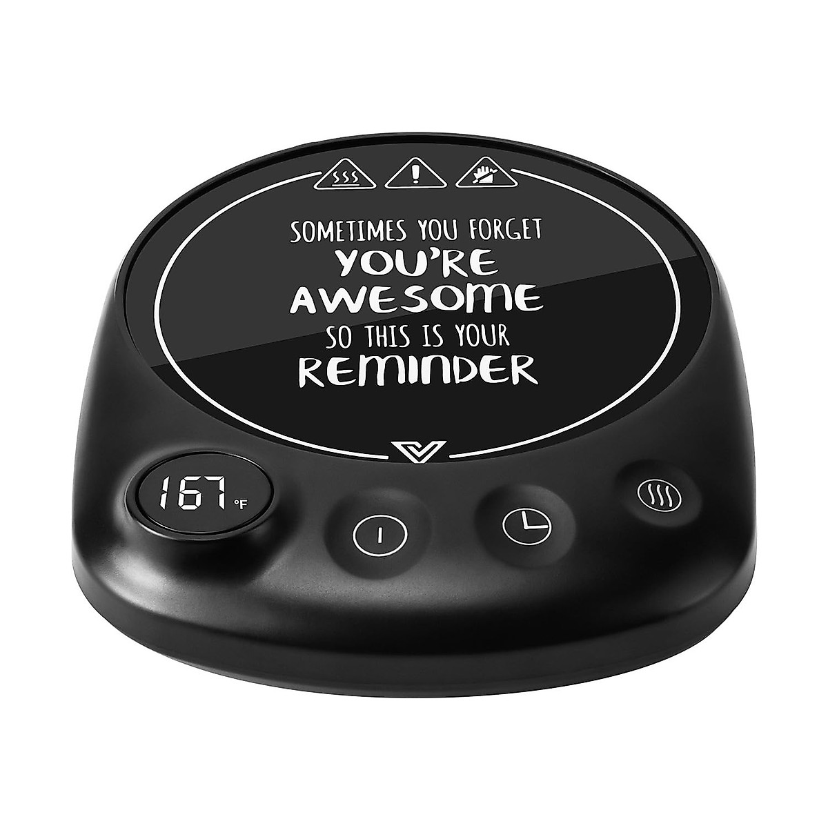 Bsigo Coffee Mug Warmer Candle Mug Warmer for Home & Office, Electric Smart Coffee Warmer for Desk, Beverage Tea Coffee Cup Warmer with 3-Temp Settings, 1-12h Timer Auto Shut Off Portable Warmer Plate