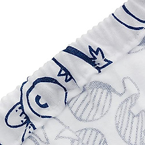 Andi Mae Crib Sheet - Blue Monsters - 100% Jersey Cotton - Fits Standard Crib or Toddler Mattresses