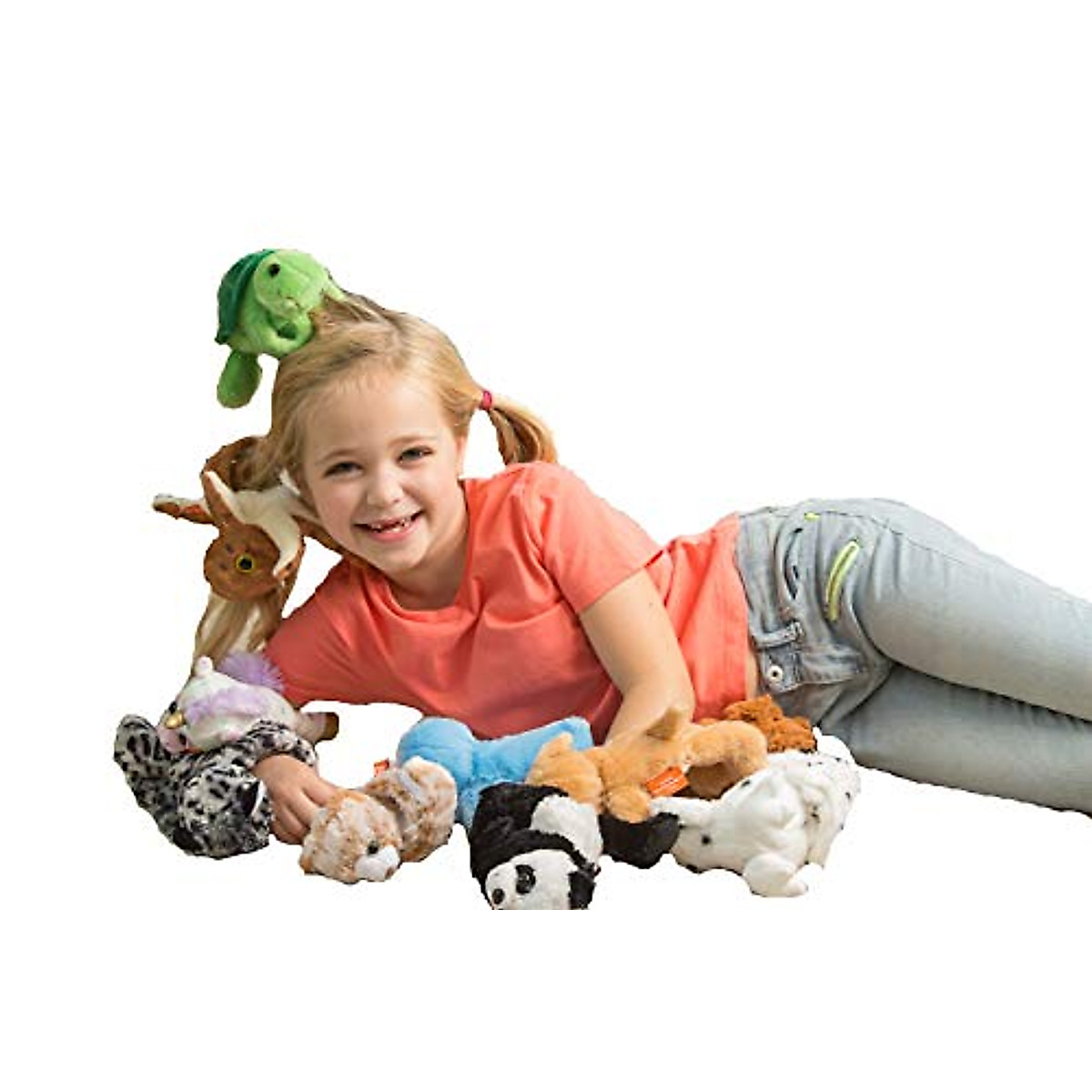 Wild Republic Huggers Otter Plush Toy, Slap Bracelet, Stuffed Animal, Kids Toys, 8 Inches