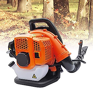 Commercial Backpack Leaf Blower Machine Gas Powered Snow Blower 2 Strokes Engine Lightweight for Yard Road Cleaning Garden Lawn Care Tools (42.7CC)