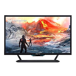 Acer Predator CG437K Pbmiiippuzx 43" 4K UHD, 120Hz(144Hz Overclock), 1ms VRB, G-Sync Compatible Gaming Monitor with VESA Certified DisplayHDR 1000 (2x Display, 3x HDMI & 1 USB Type-C Port)