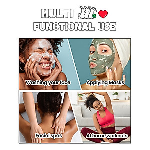 CHASIN' RABBITS Spa Hair Styling Headband - Black Rabbit | Skincare Makeup Accessory for Face Washing (8.26" x 5.5")