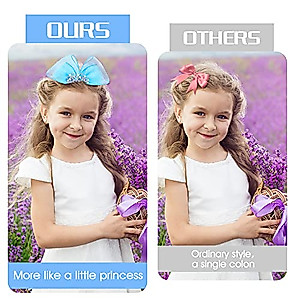 WLLHYF Diamond Crown Hair Pin Bow Hair Clips Gradient Metal Side Hair Barrette Princess Headband Mini Birthday Crown Hair Styling Headdress Accessories for Girls Kids