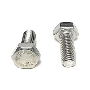 5/16-24x3/4 Stainless Steel Hex Cap Screws FT Hex Bolts 18-8 (UNF) FINE Thread (25 Pieces)