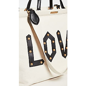 Rebecca Minkoff Women's Sienna Tote, Natural, Off White, Graphic, One Size