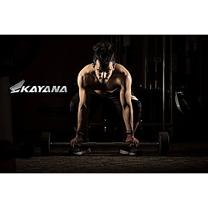 KAYANA 2 Hole Leather Gymnastics Hand Grips - Palm Protection and Wrist Support for Cross Training, Kettlebells, Pull ups, Weightlifting, Chin ups, Workout, & Exercise (Pink, Small)