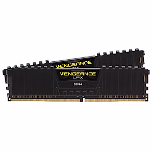 Corsair Vengeance LPX 16GB (2x8GB) DDR4 DRAM 3200MHz C16 Desktop Memory Kit - Black (CMK16GX4M2B3200C16)