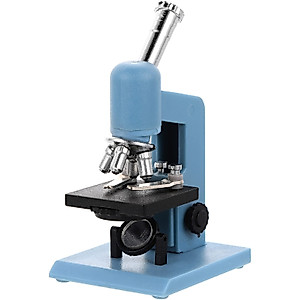 Zerodeko 1:12 Scale Dollhouse Microscope, Realistic Miniature Microscope Model, Fake Biological Microscopes for Dollhouse DIY Micro Landscape Ornament