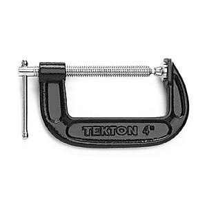 TEKTON 4 Inch Malleable Iron C-Clamp | 4017