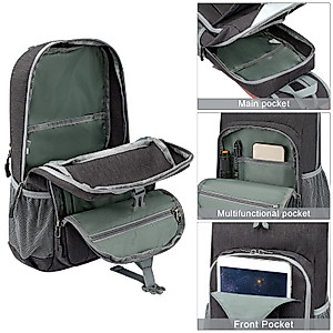 G4Free Mini 10L Hiking Daypack Small Hiking Backpack Cycling Compact Shoulder Backpack Outdoor for Men Women(Dark Gray)