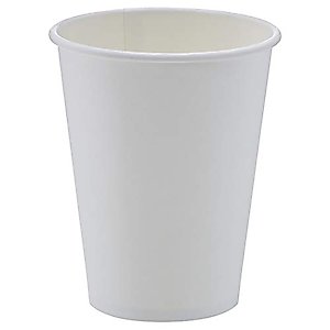 Amazon Basics Compostable Hot Paper Cup, 12-Ounce, 1000-Pack, White