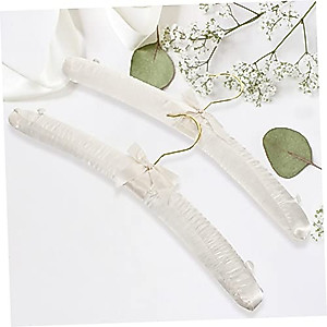 Homoyoyo 2pcs Non- Hanger Hanging Racks for Clothes Heavy Duty Anti- Clothes Hanger Non- Clothes Hanger Bride Hanger for Wedding Dress Spadded Hangers Wedding Dress Hangers